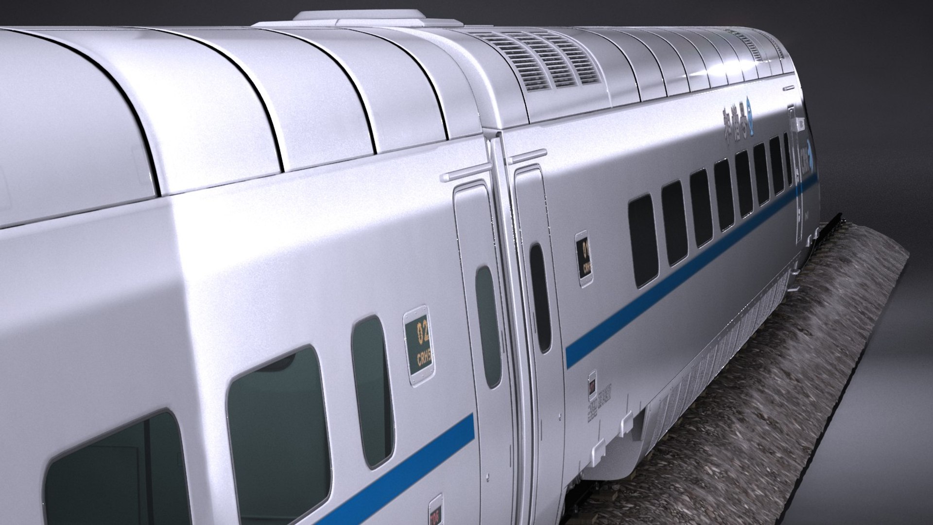 3D Crh5 Speed Train Model - TurboSquid 1264862