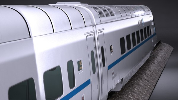 CRH5高速列车3D模型 - TurboSquid 1264862