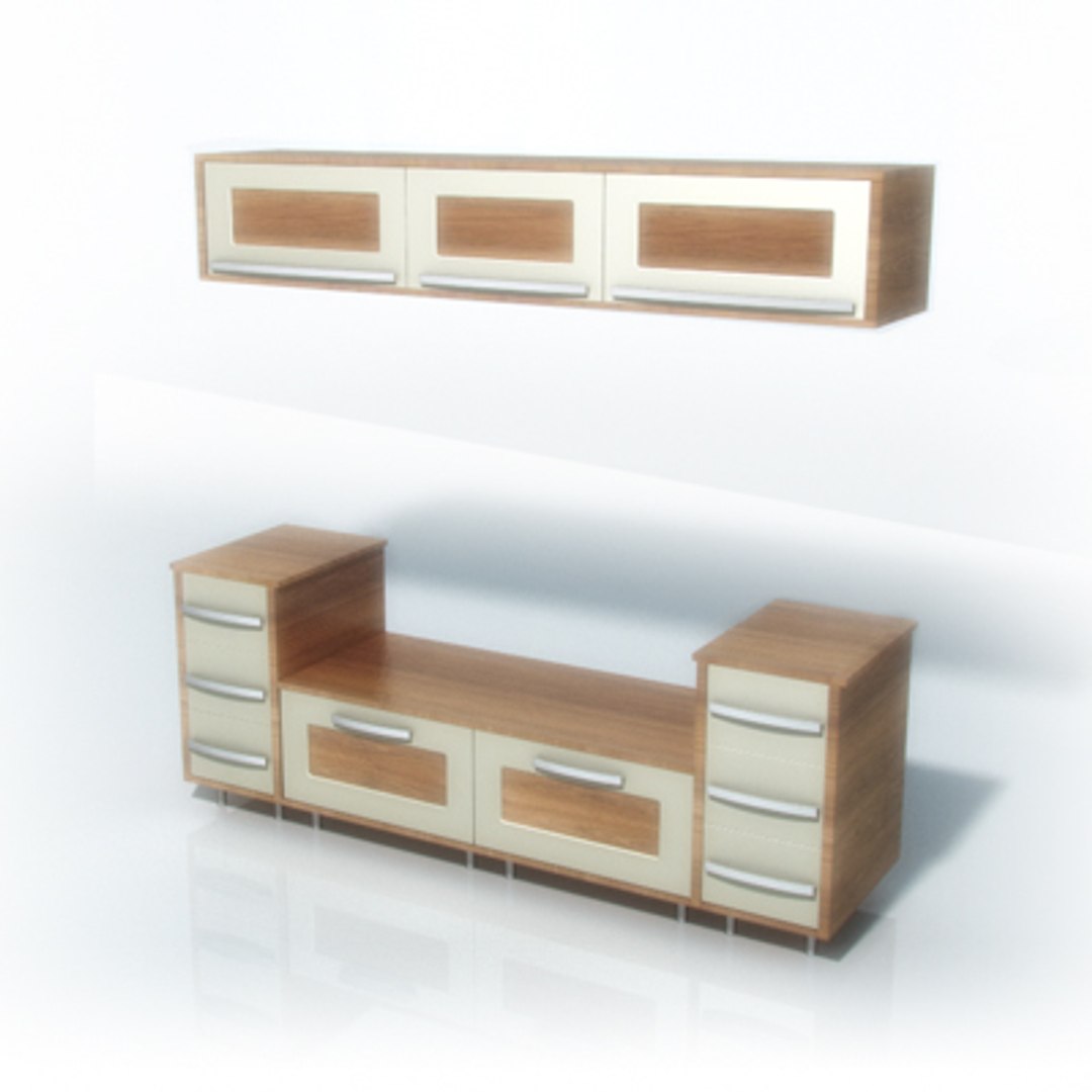tv units 3d model