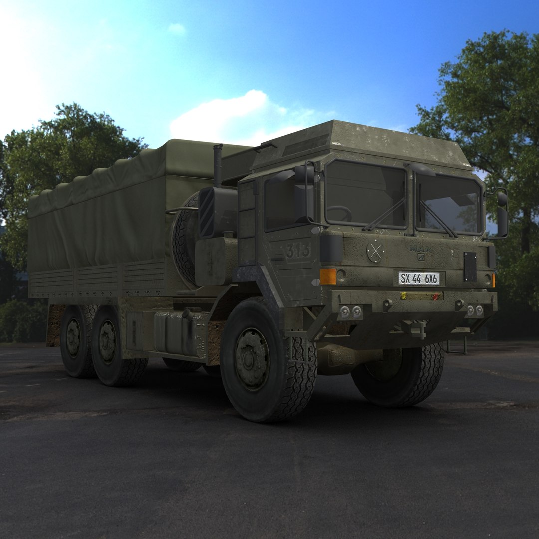 Army Truck 3D - TurboSquid 2061851