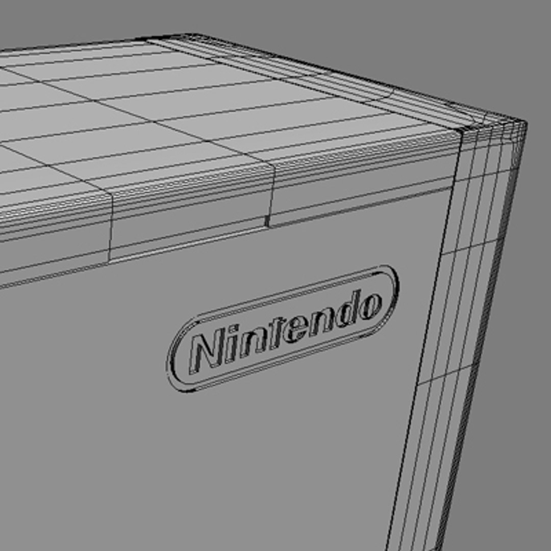 nintendo wii revolution 3d model