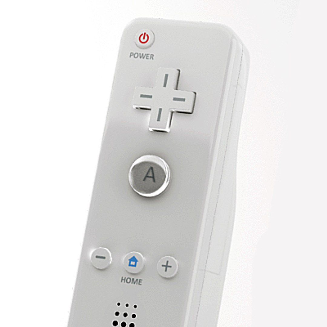 nintendo wii revolution 3d model