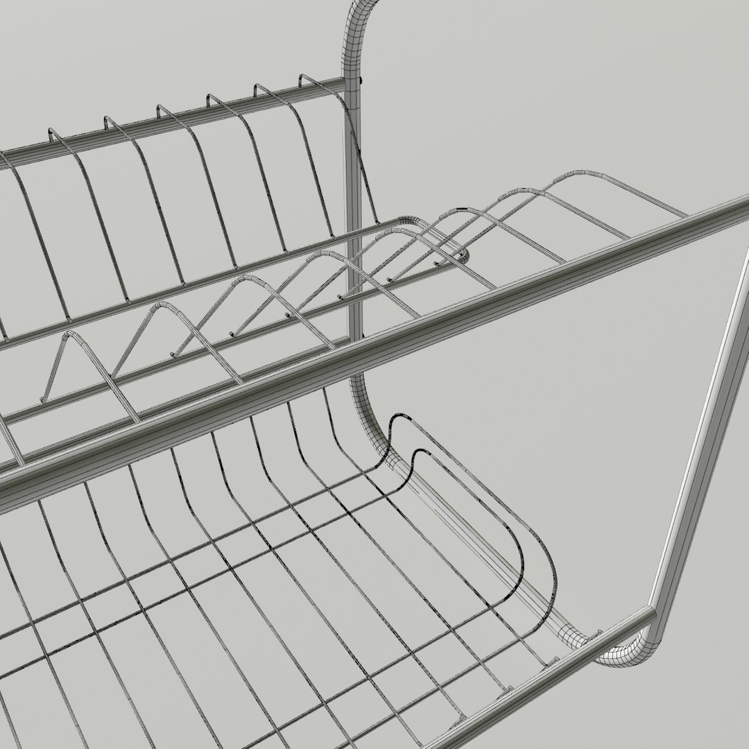 3d wire rack model