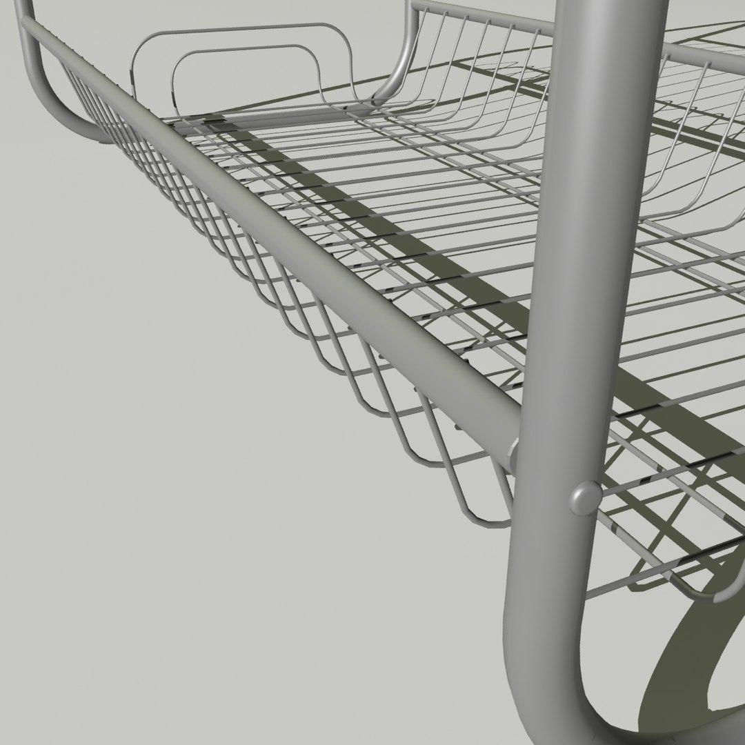 3d wire rack model