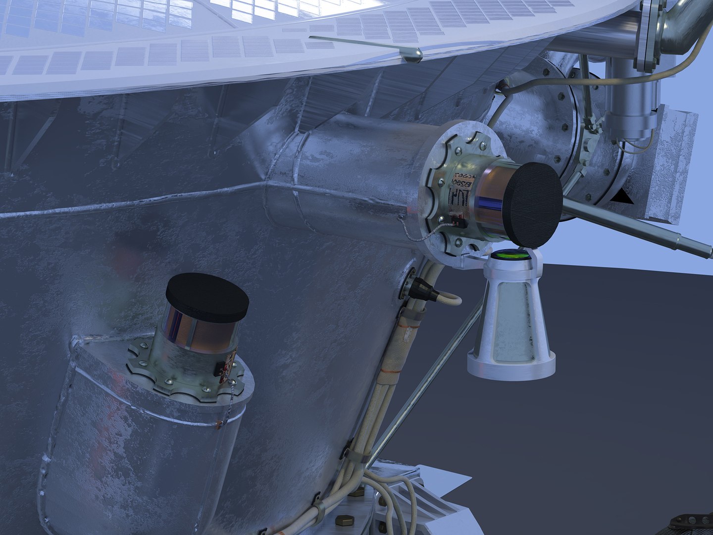 3d Model Lunokhod-2 Lunar Rovers