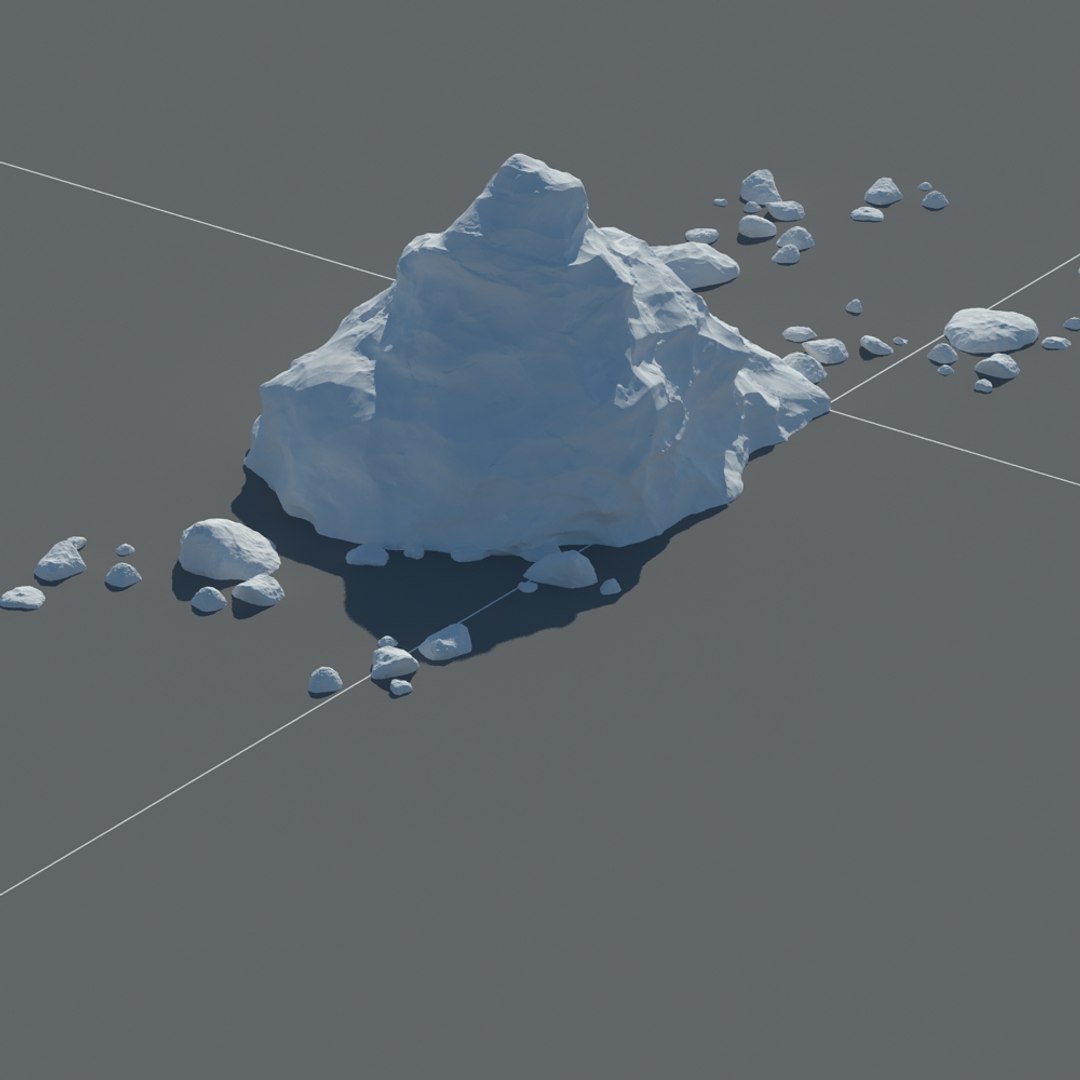 3d Model Iceberg Ice