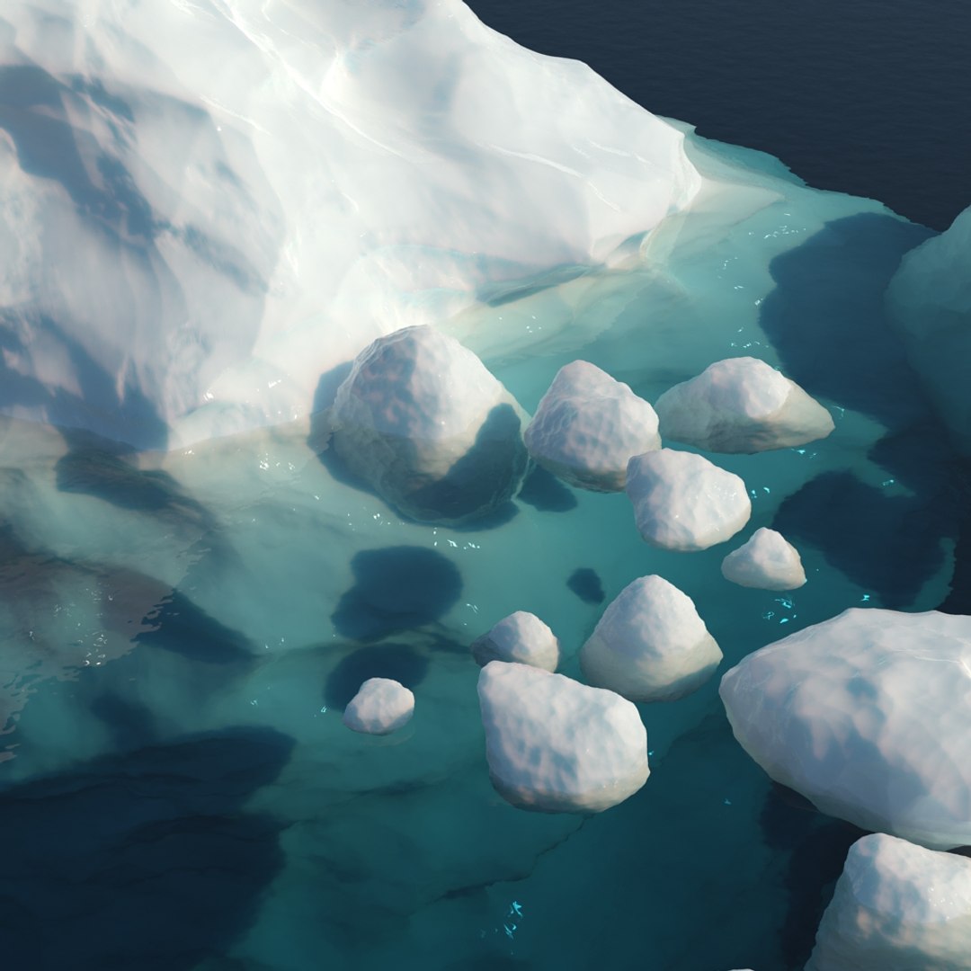 3d Model Iceberg Ice
