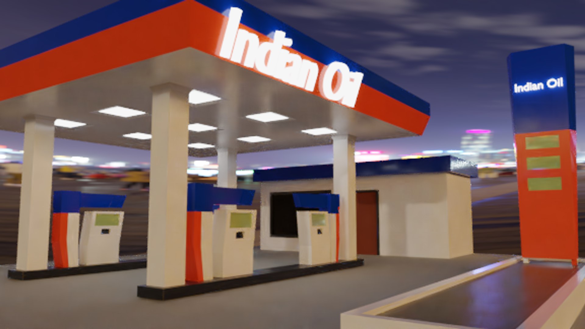 3D Petrol Pump - TurboSquid 1522786