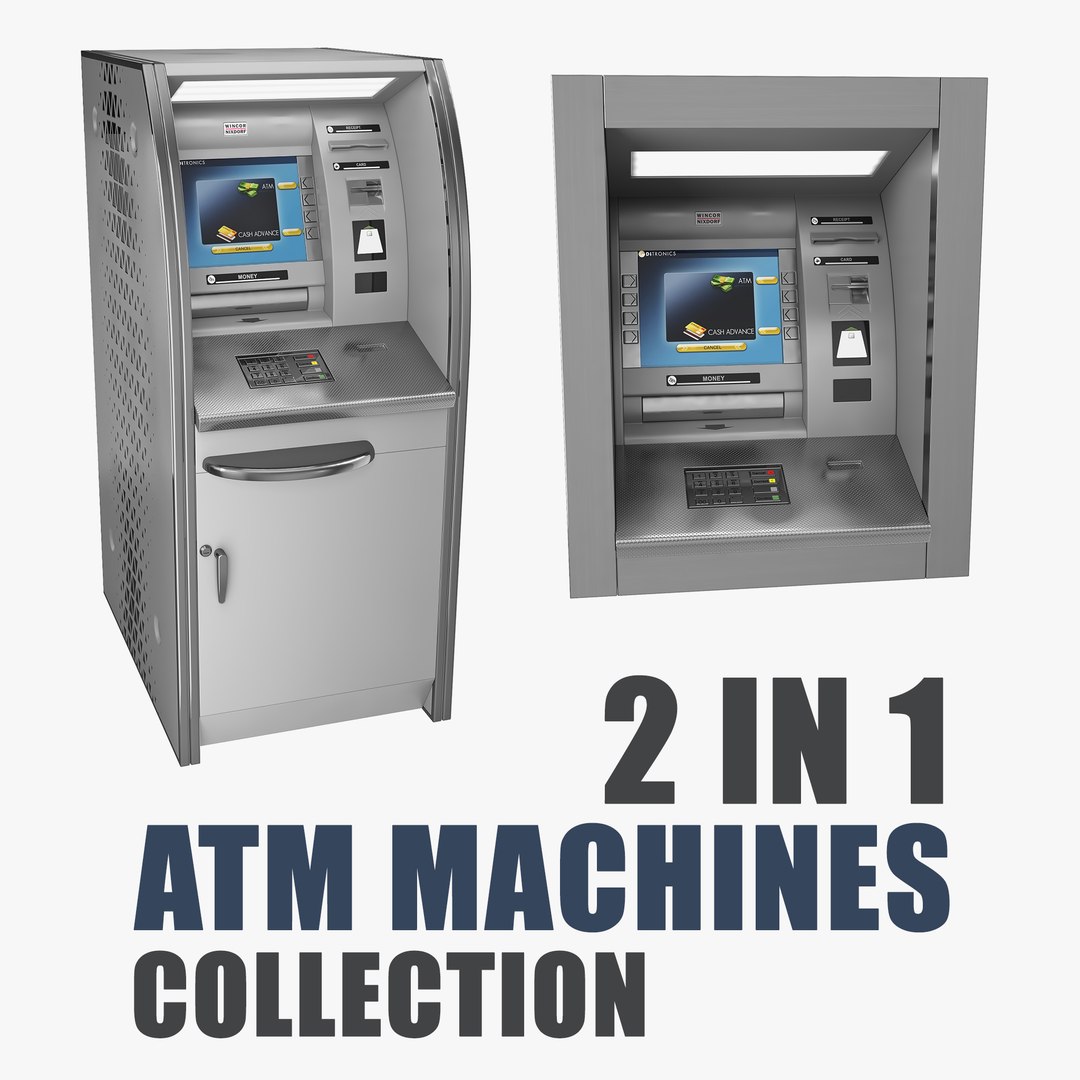 Atm Machines 3D Model - TurboSquid 1237039