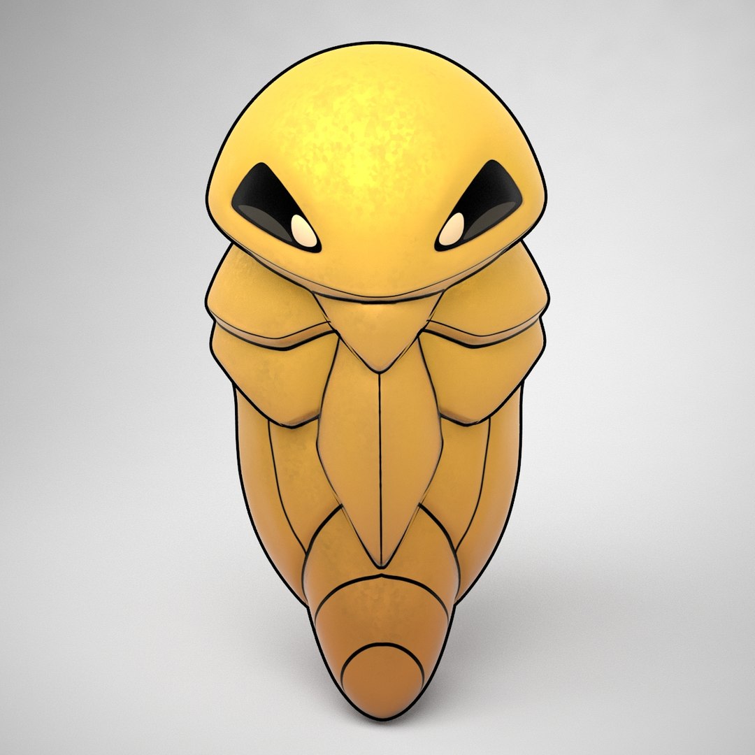 Kakuna Pokemon 3d Obj