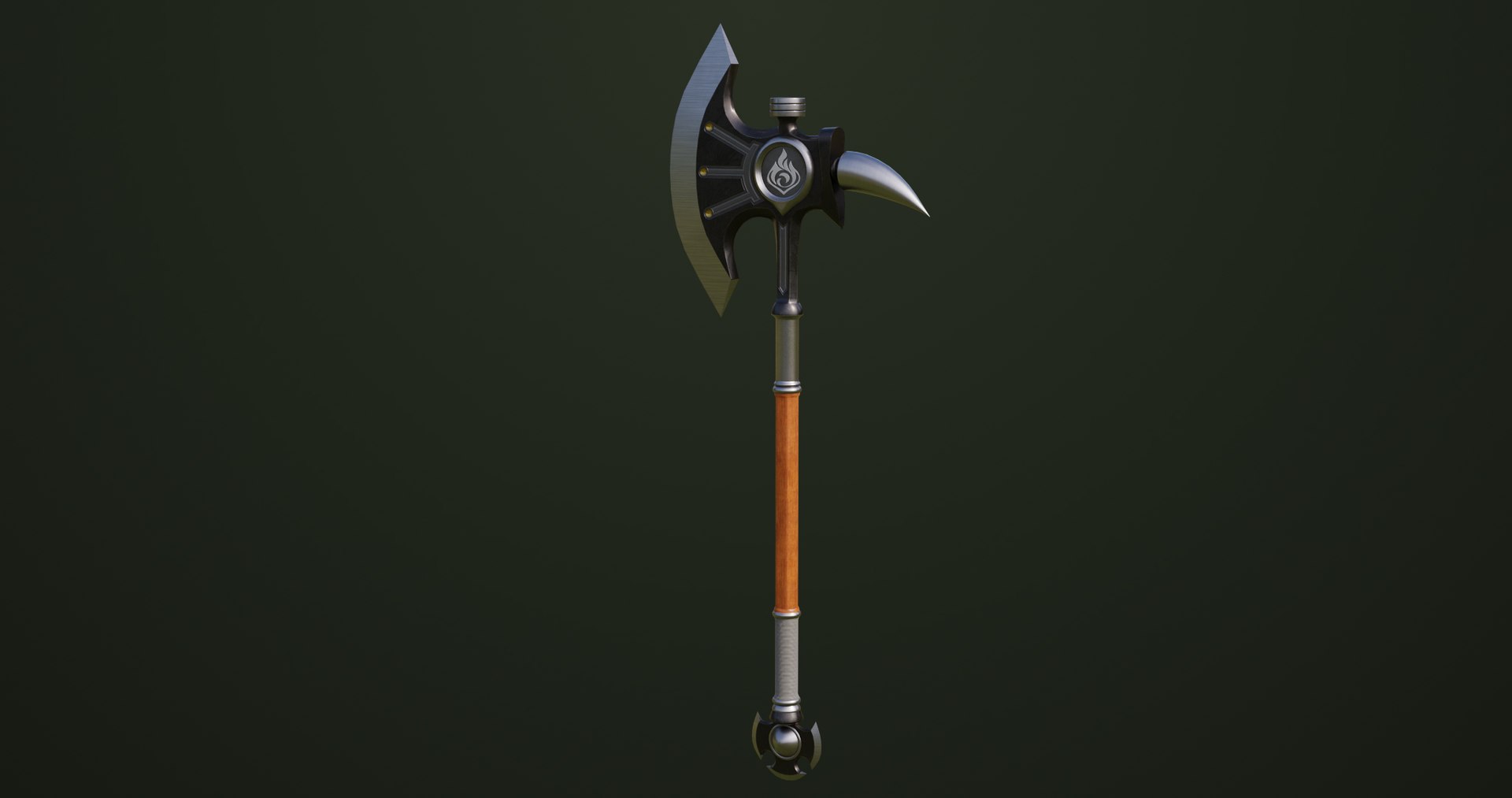3D Model Battle Axe11 All PBR Unity UE Textures Included - TurboSquid ...
