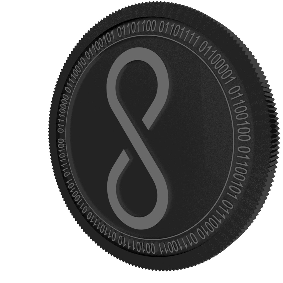 3D cosmo coin black - TurboSquid 1495432