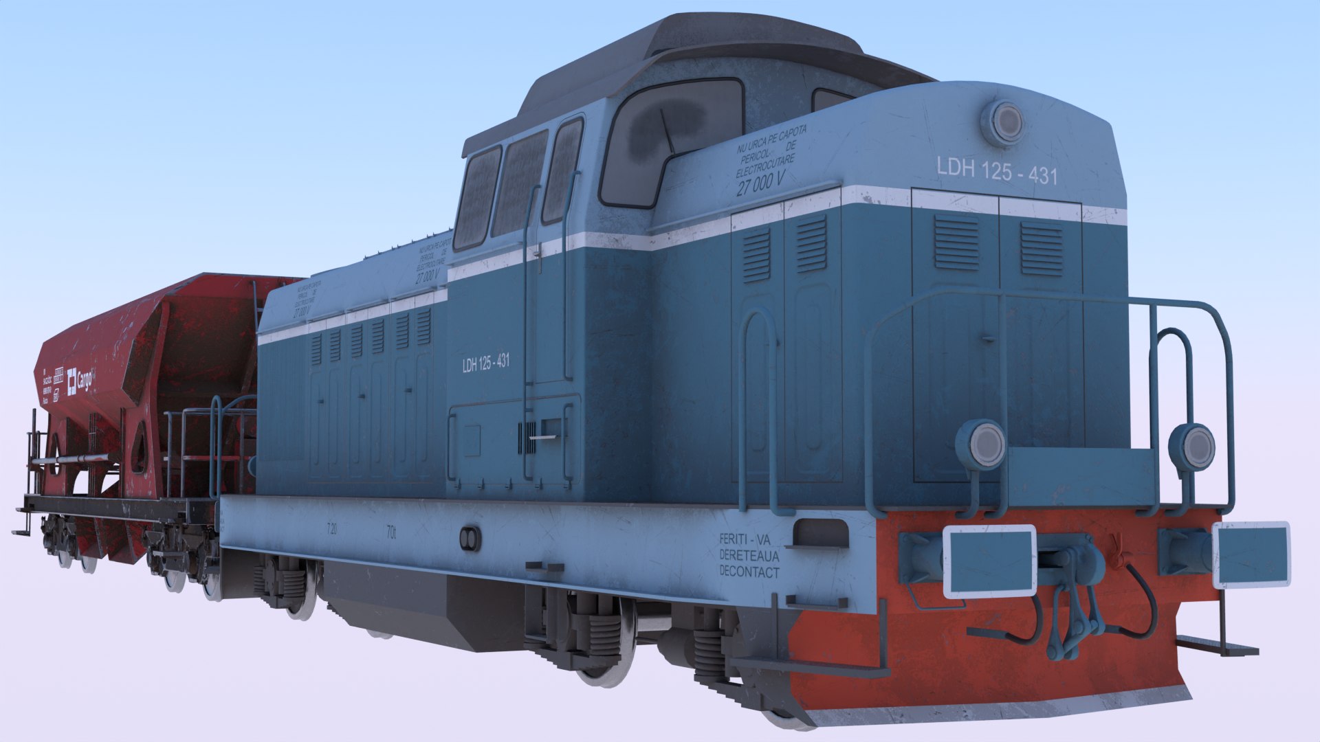 Cargo And Passenger Monorail Trains 3D Model - TurboSquid 2254813