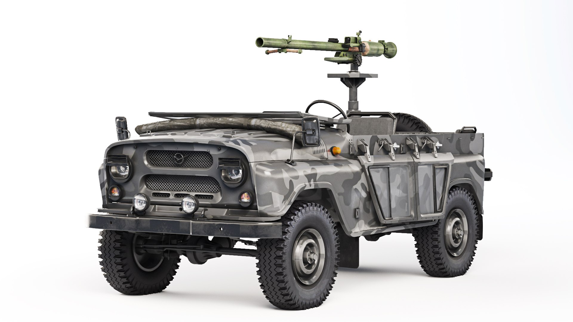 UAZ 469 SPG-9 1980 Model - TurboSquid 1897200