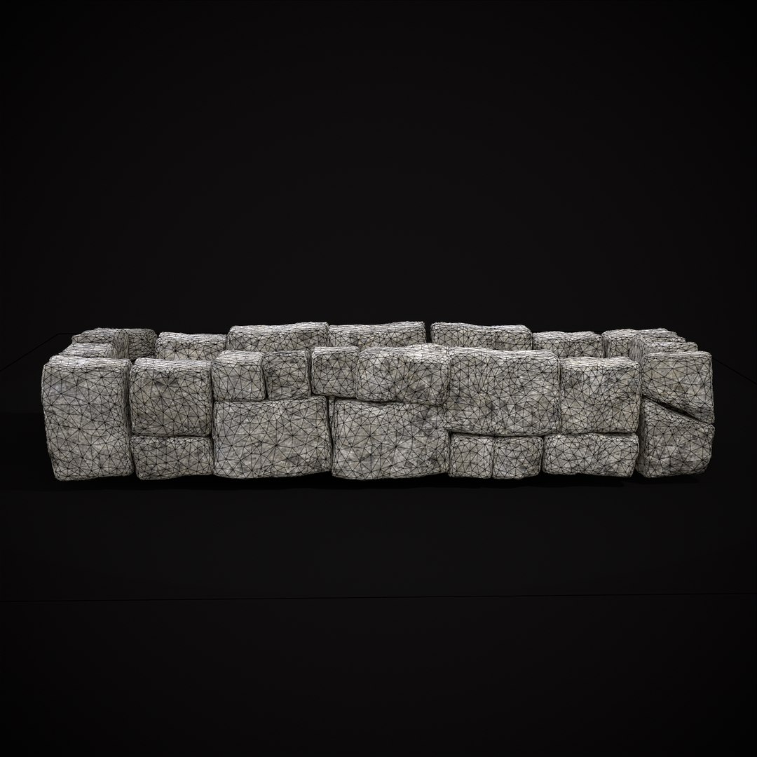 Rustic Stone Fireplace 3D Model - TurboSquid 2240078