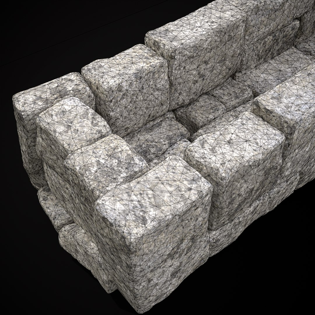 Rustic Stone Fireplace 3D Model - TurboSquid 2240078
