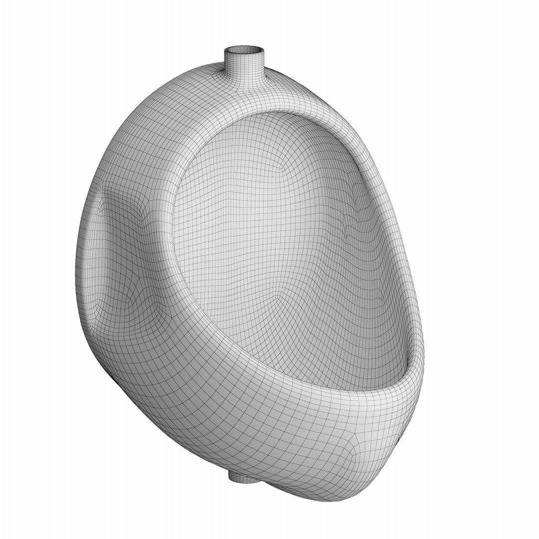 3D Urinal Bathroom Model - TurboSquid 1694102