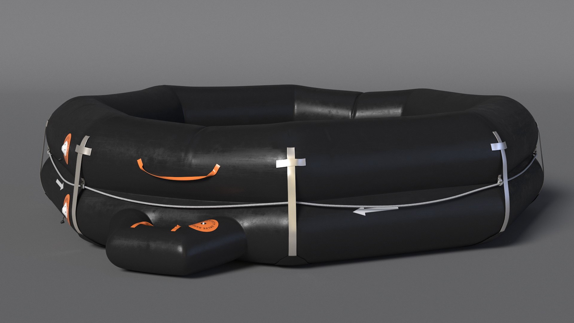 Buoyant Inflatable Life Raft 3D Model - TurboSquid 2315020