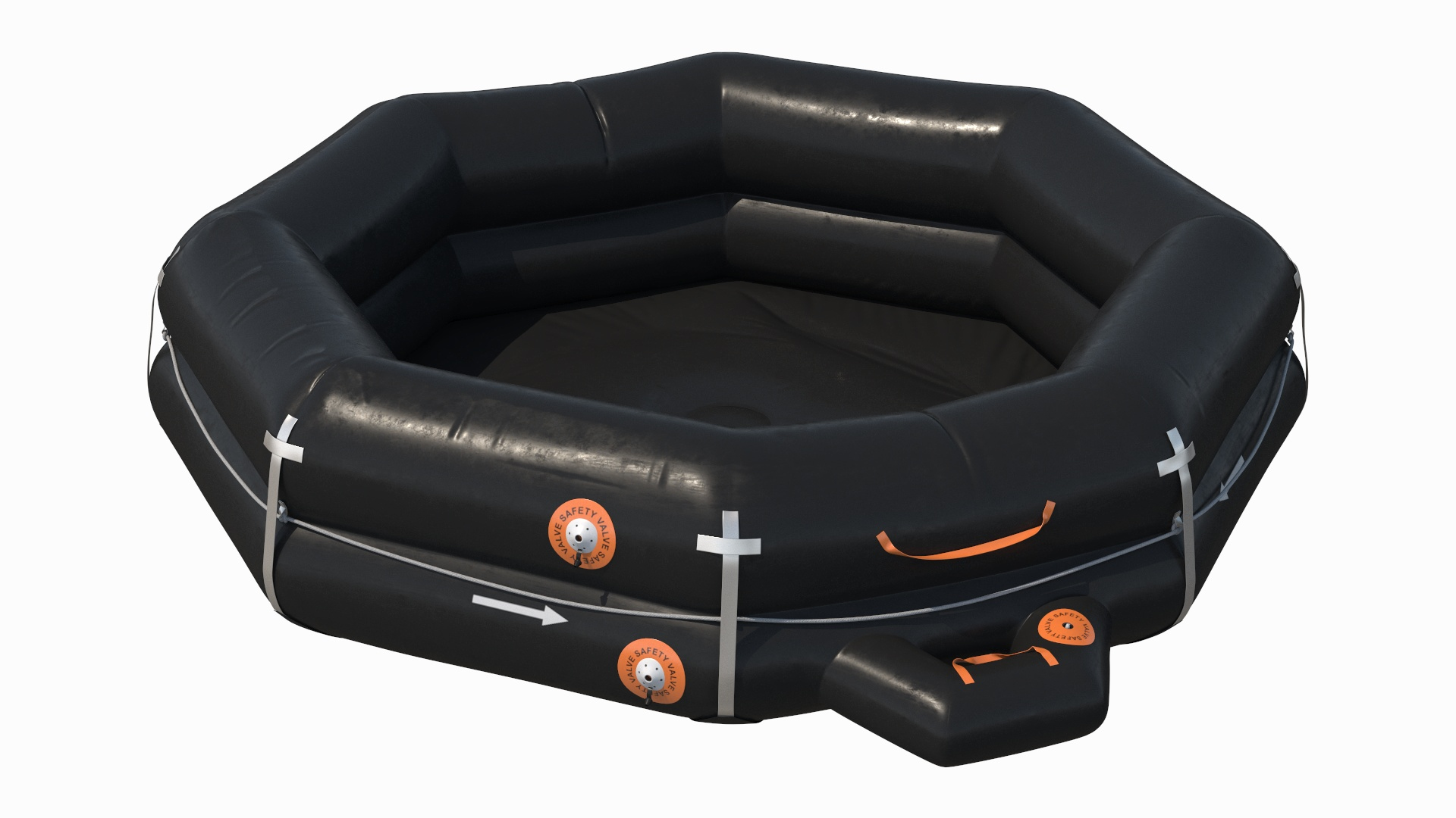 Buoyant Inflatable Life Raft 3D Model - TurboSquid 2315020
