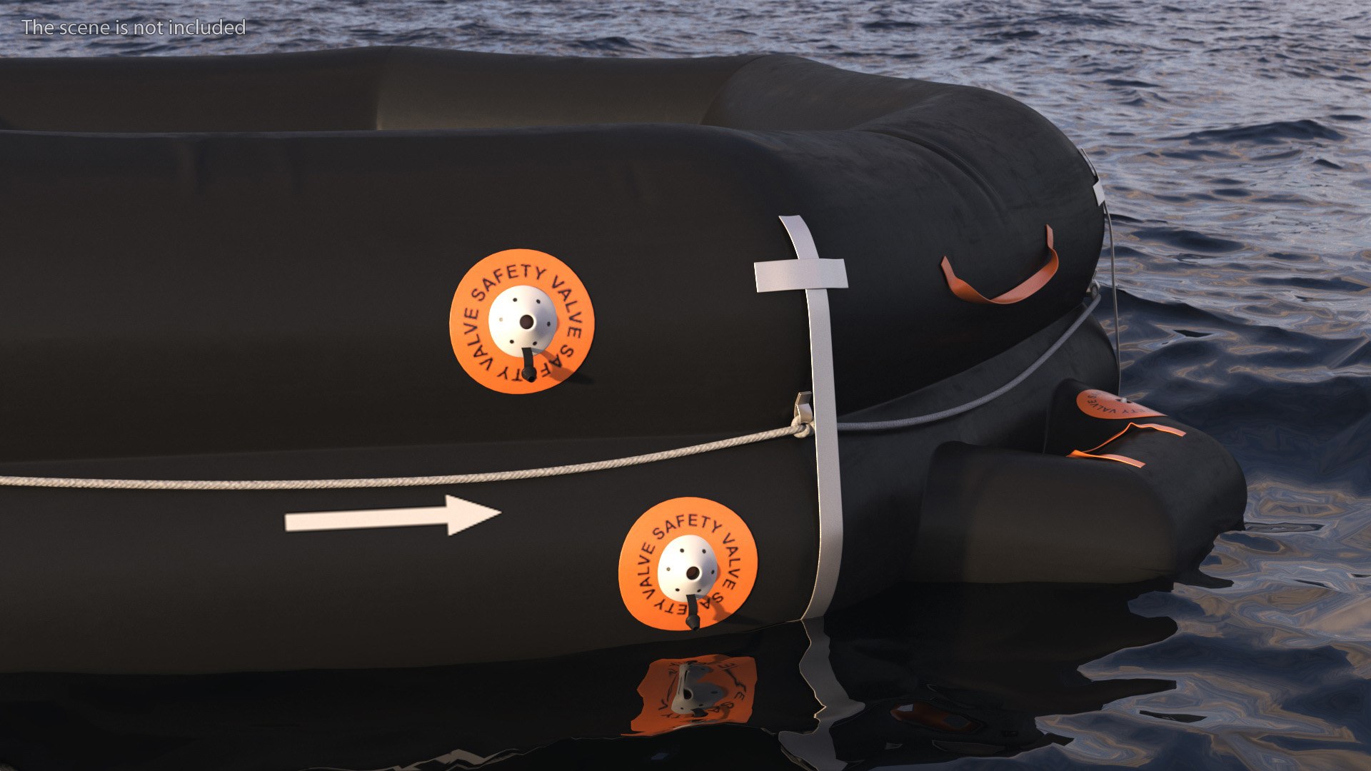 Buoyant Inflatable Life Raft 3D Model - TurboSquid 2315020