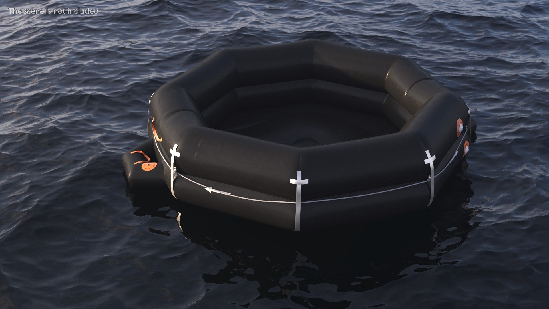 Buoyant Inflatable Life Raft 3D Model - TurboSquid 2315020