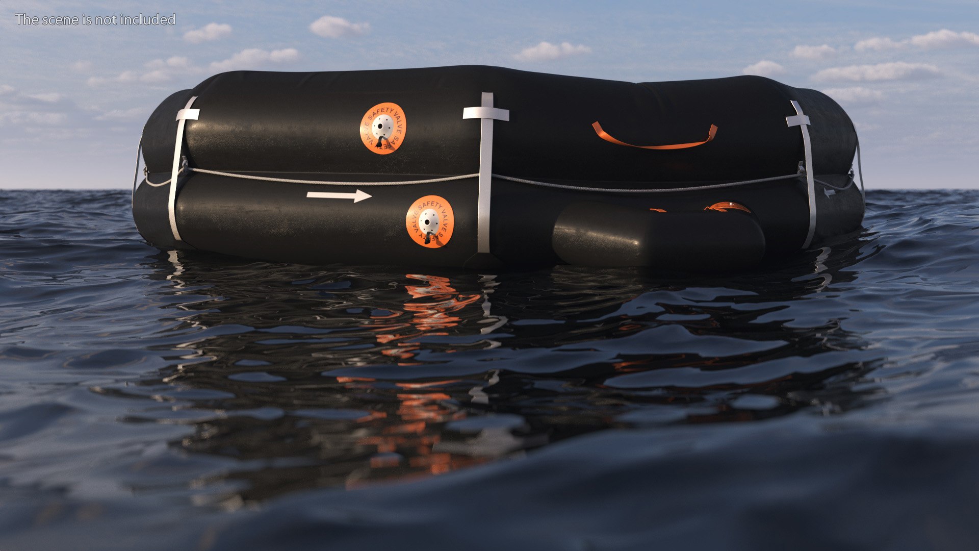 Buoyant Inflatable Life Raft 3D Model - TurboSquid 2315020