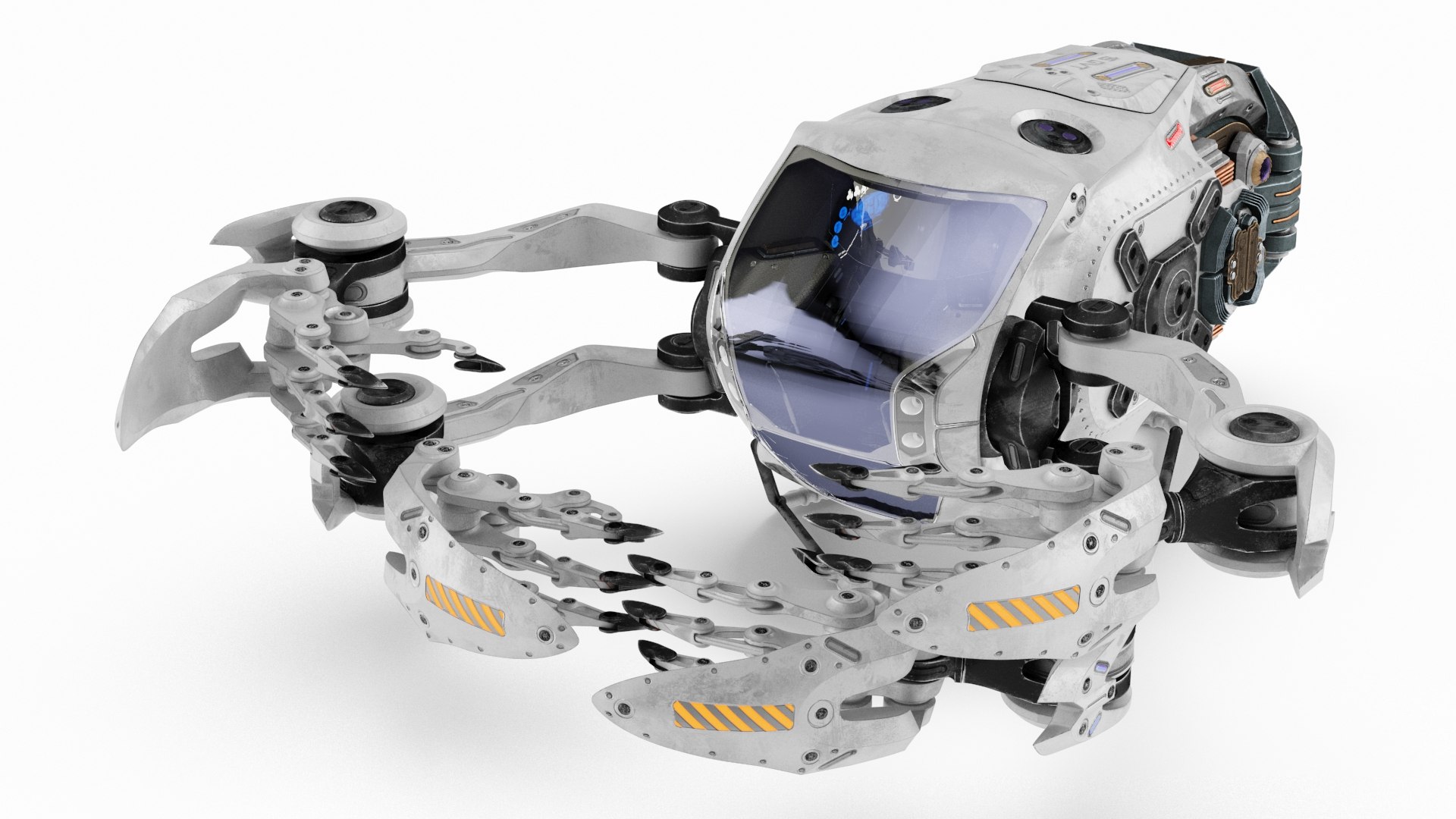 Sci Fi Space Loader Rigged For Maya Model - TurboSquid 2391482