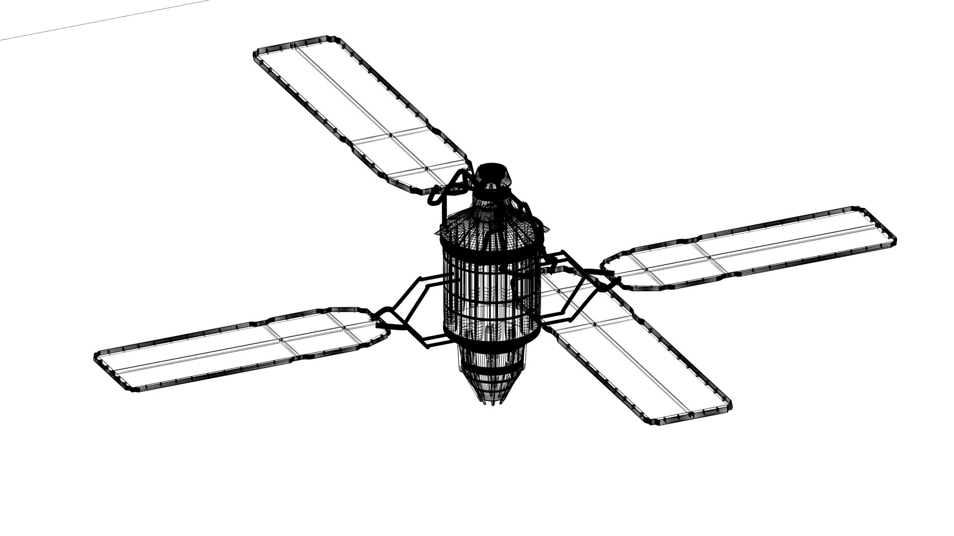 Communications Satellite 3D - TurboSquid 2016415