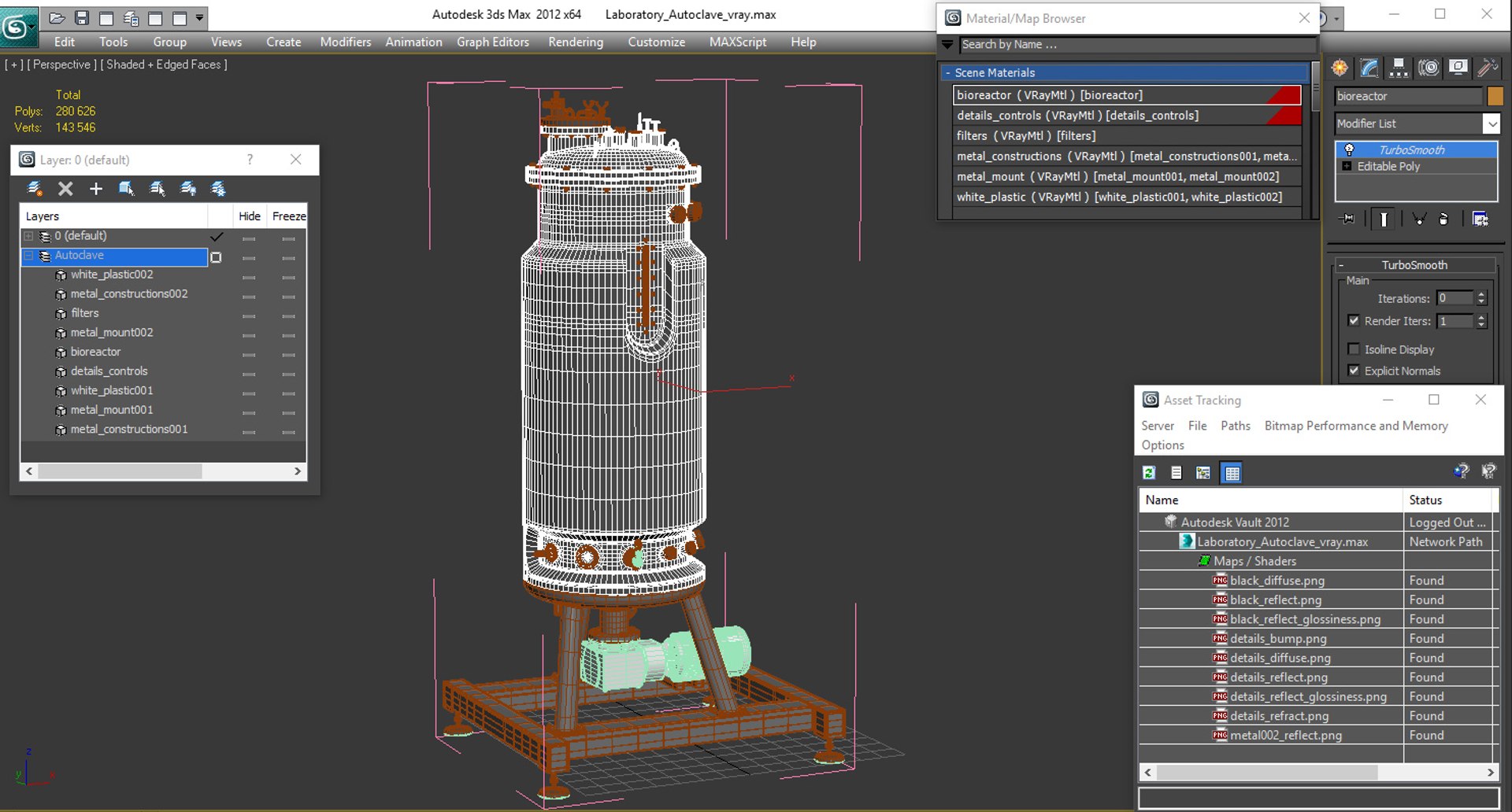 Laboratory Autoclave 3D Model - TurboSquid 1306792
