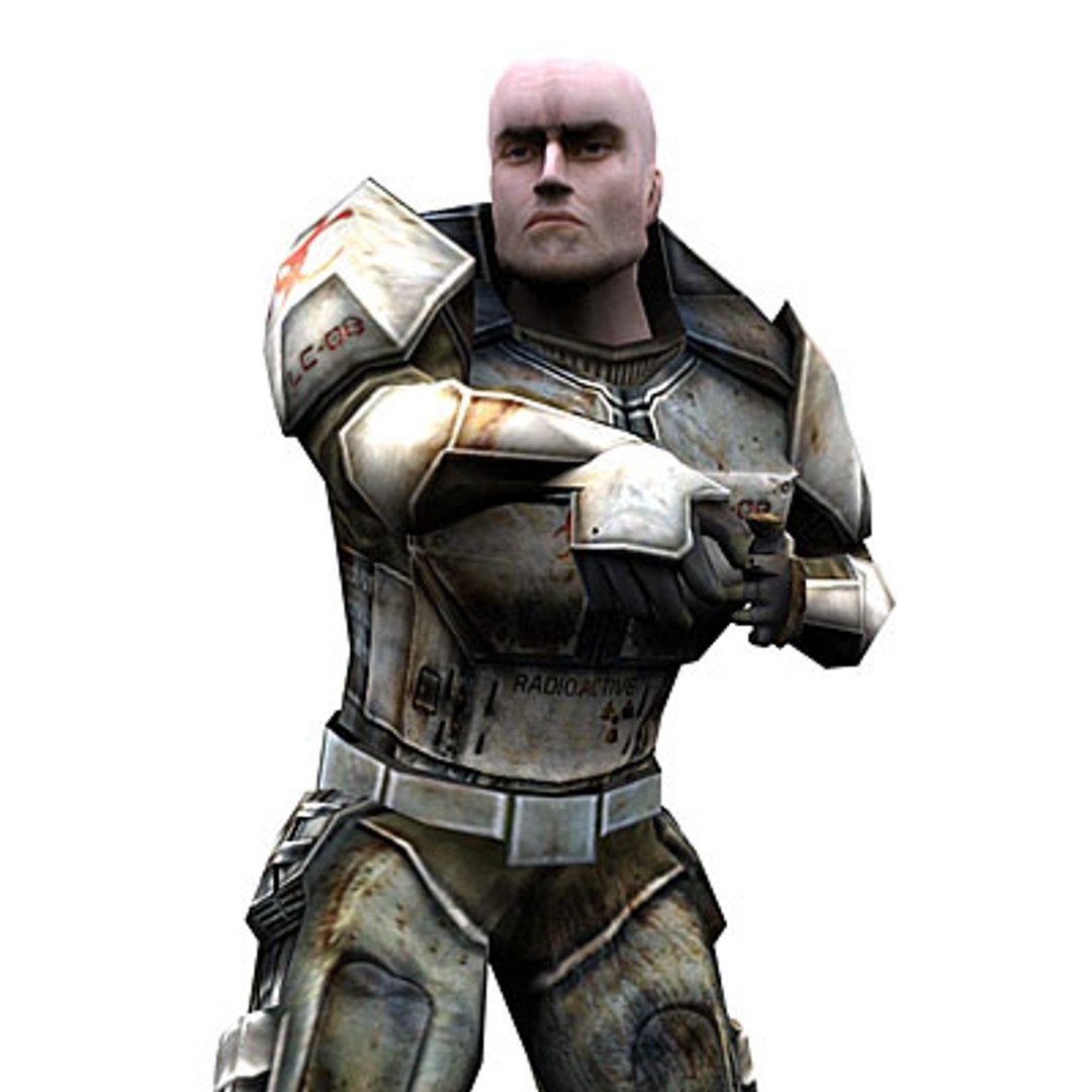 sci-fi trooper male 3d max
