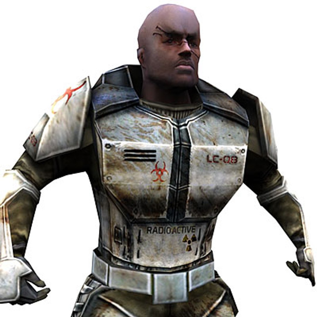 sci-fi trooper male 3d max