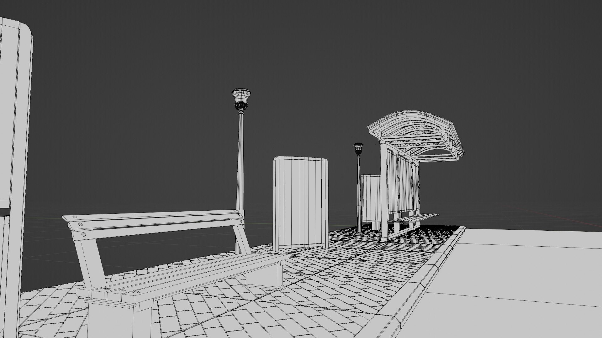 3D Model Blender Geometry Nodes Street Road Generator - TurboSquid 1909437