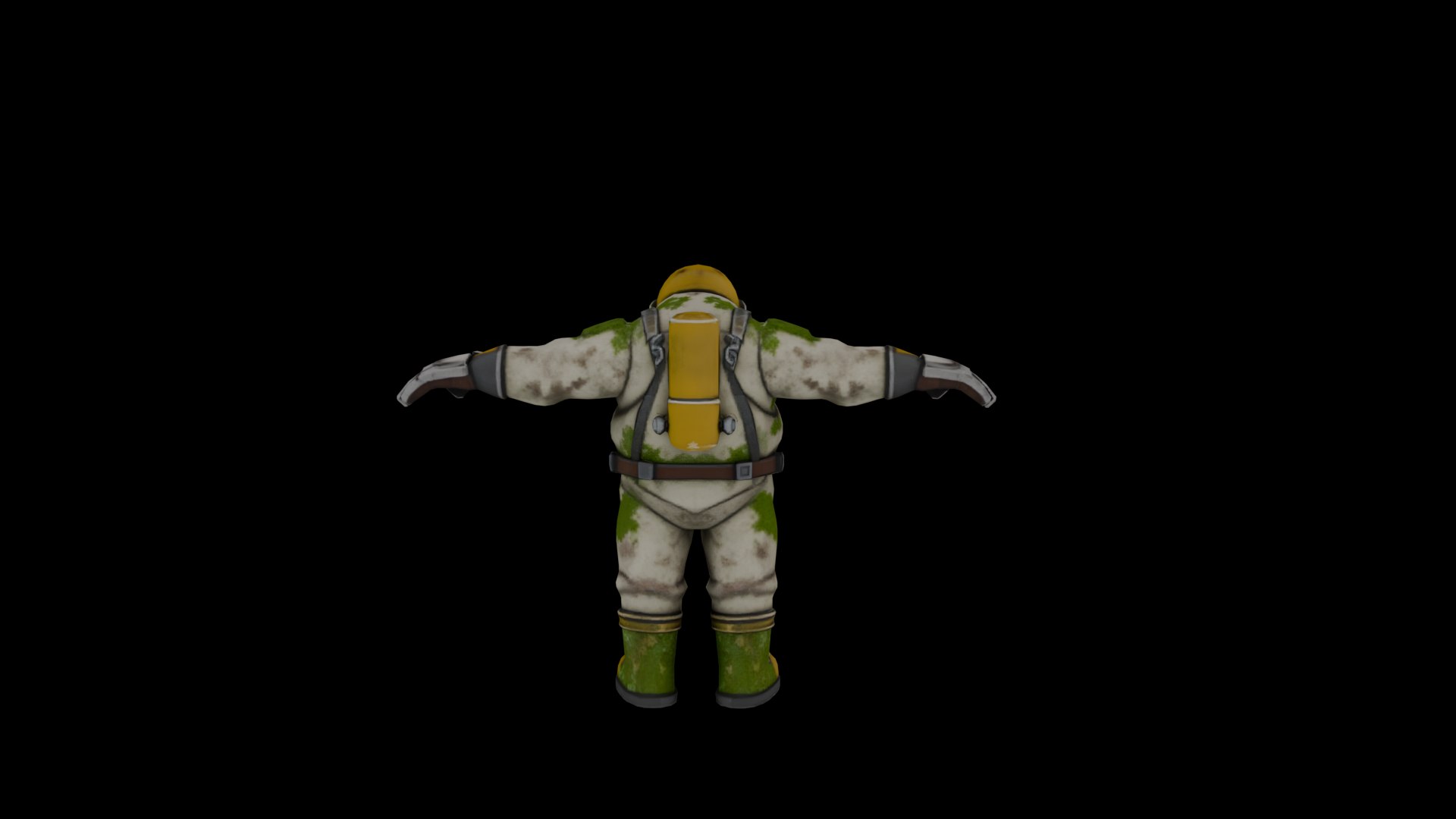 3D Model Stylized Infected Astronaut Horror Character 3D Model ...