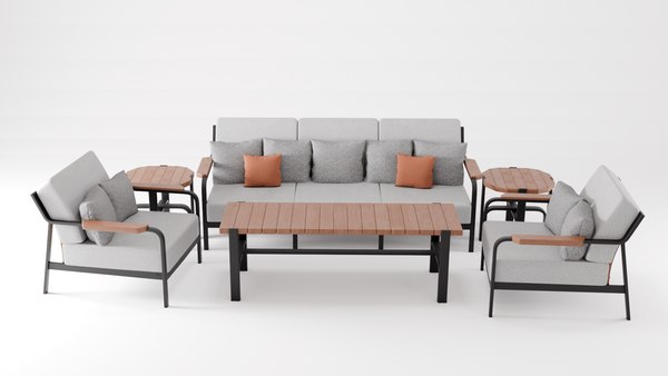 modelo 3d Kit lounge para la calle - TurboSquid 2204702