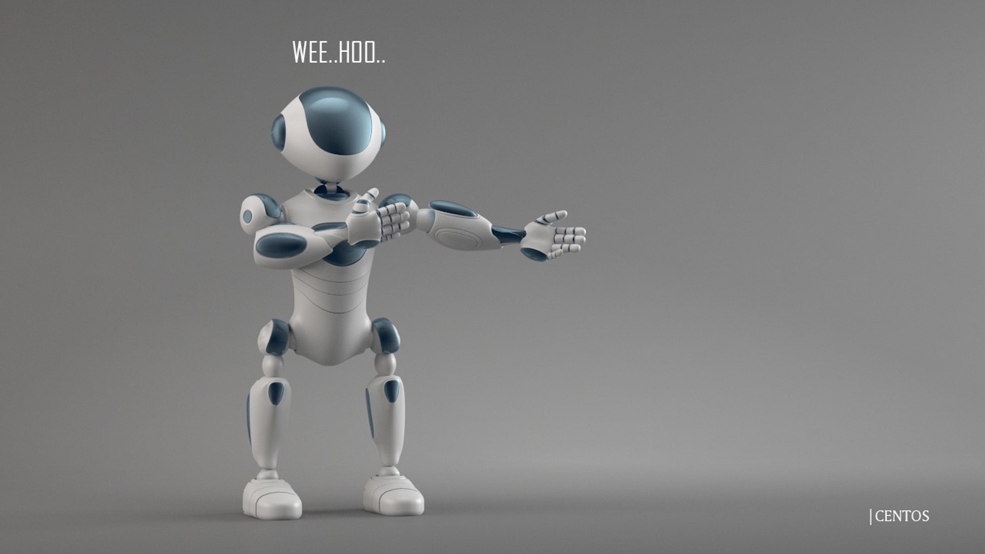 3d Robot Rigged Model