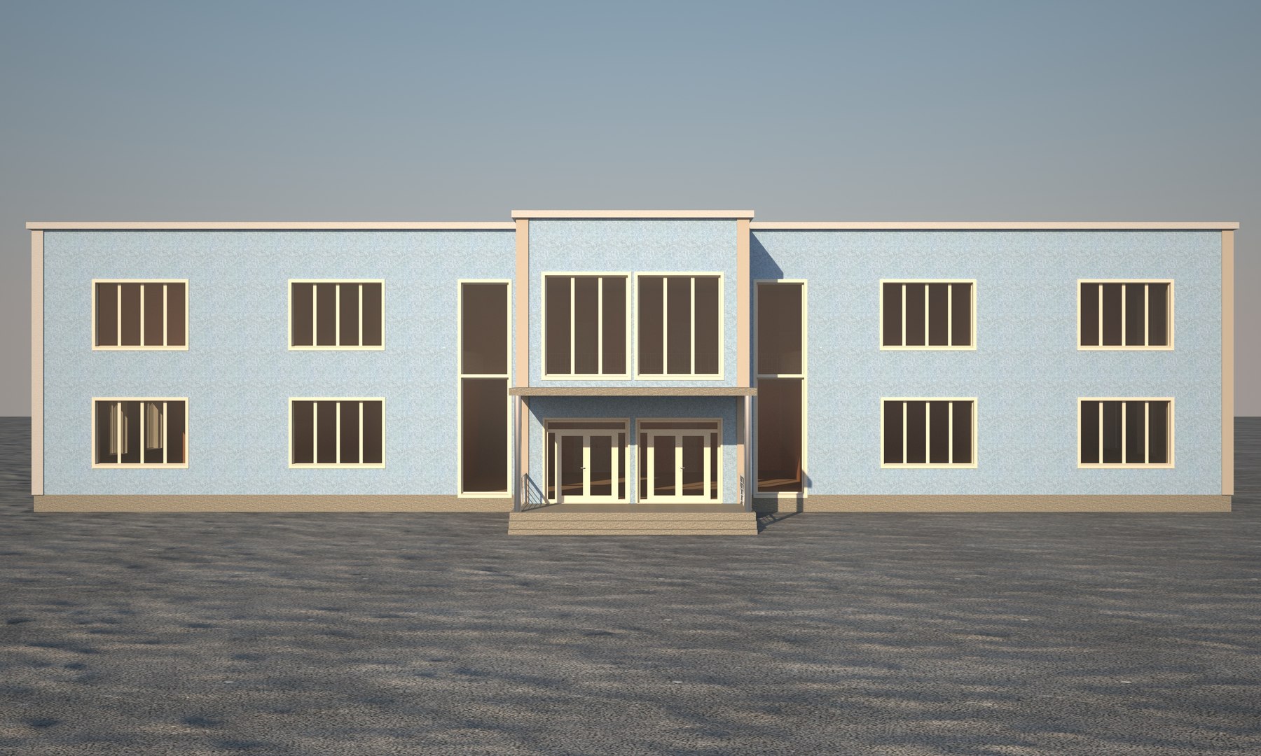 Library Building 3D Model - TurboSquid 1486651