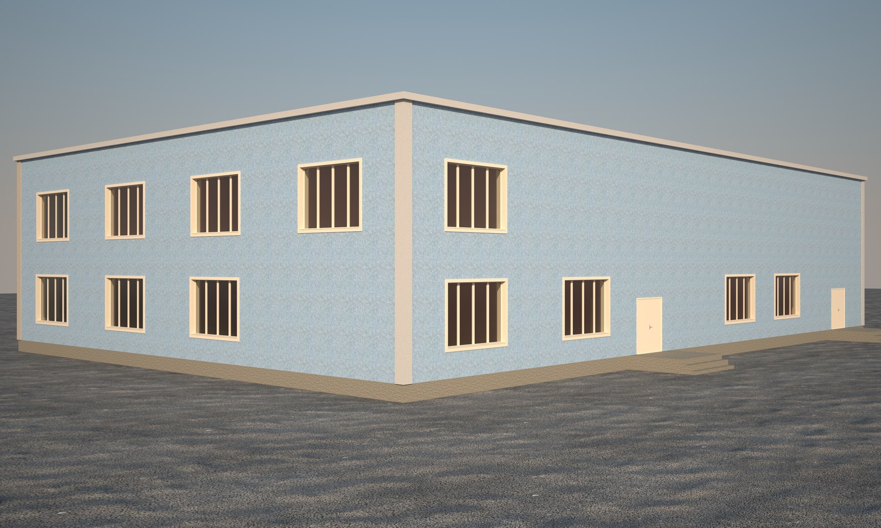 Library Building 3D Model - TurboSquid 1486651