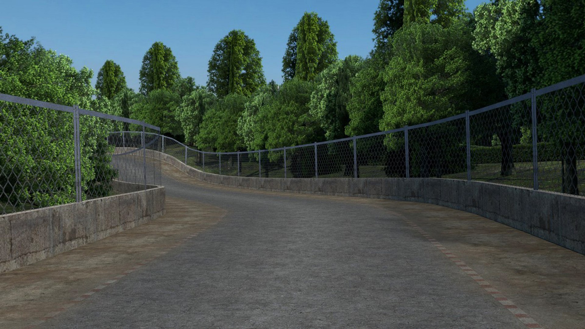 Road Race Track 3d Fbx