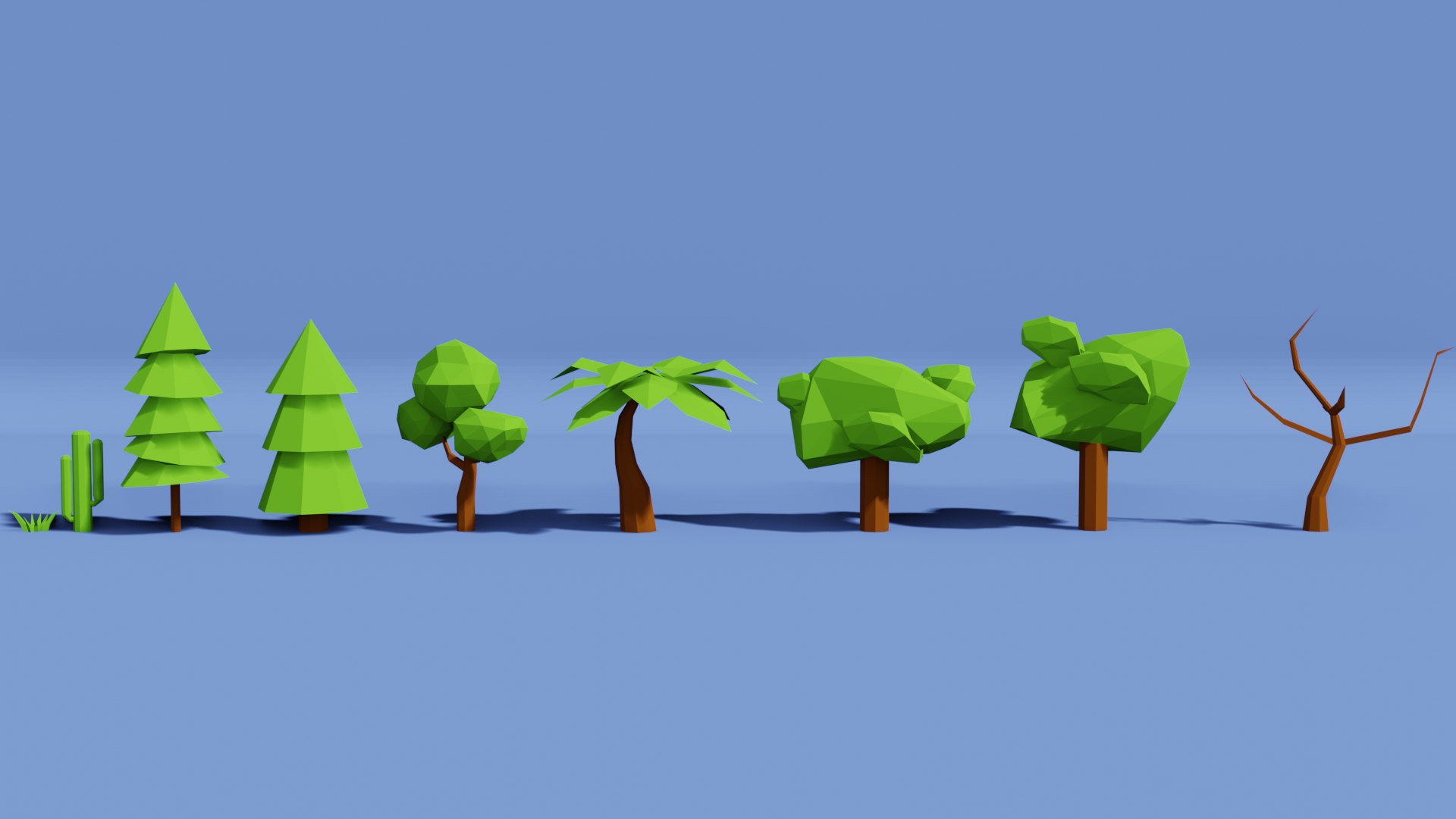 Trees Nature Pack 3D Model - TurboSquid 1447026