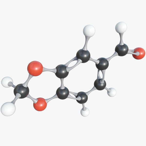 Piperonal Molecule With PBR 4K 8K3D模型 - TurboSquid 1945304