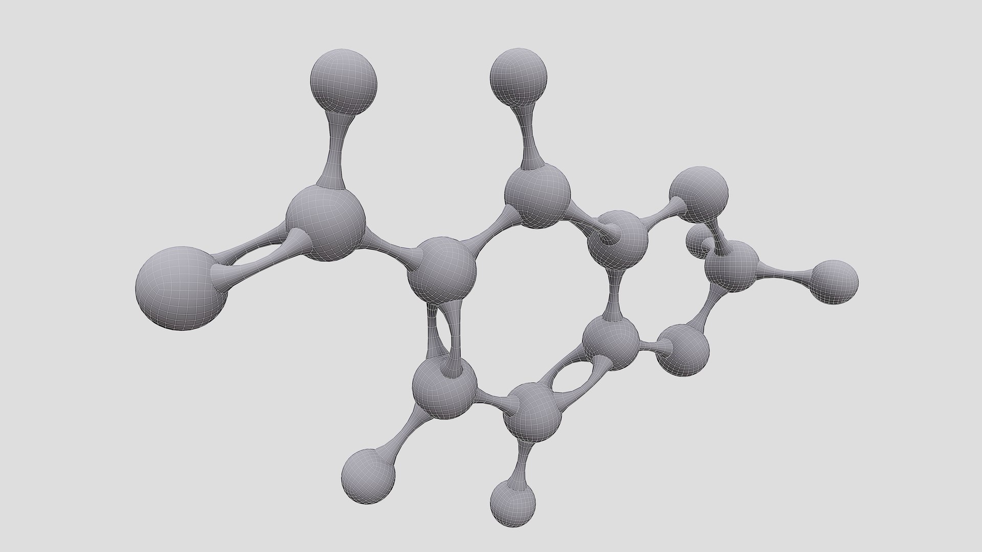 Piperonal Molecule With PBR 4K 8K 3D Model - TurboSquid 1945304