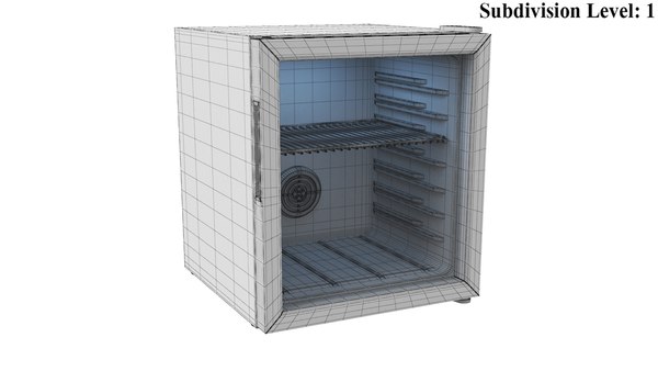 Real mini fridge 3D model - TurboSquid 1612124