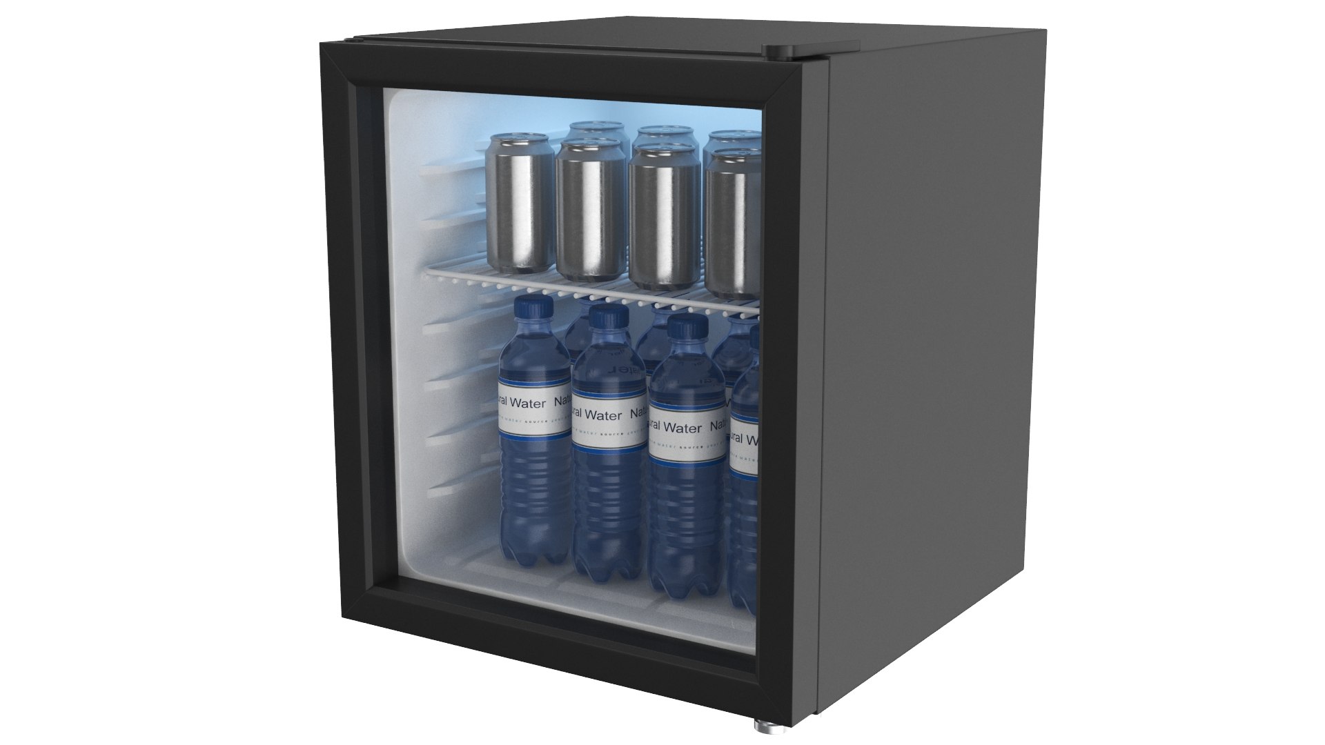 Real mini fridge 3D model - TurboSquid 1612124