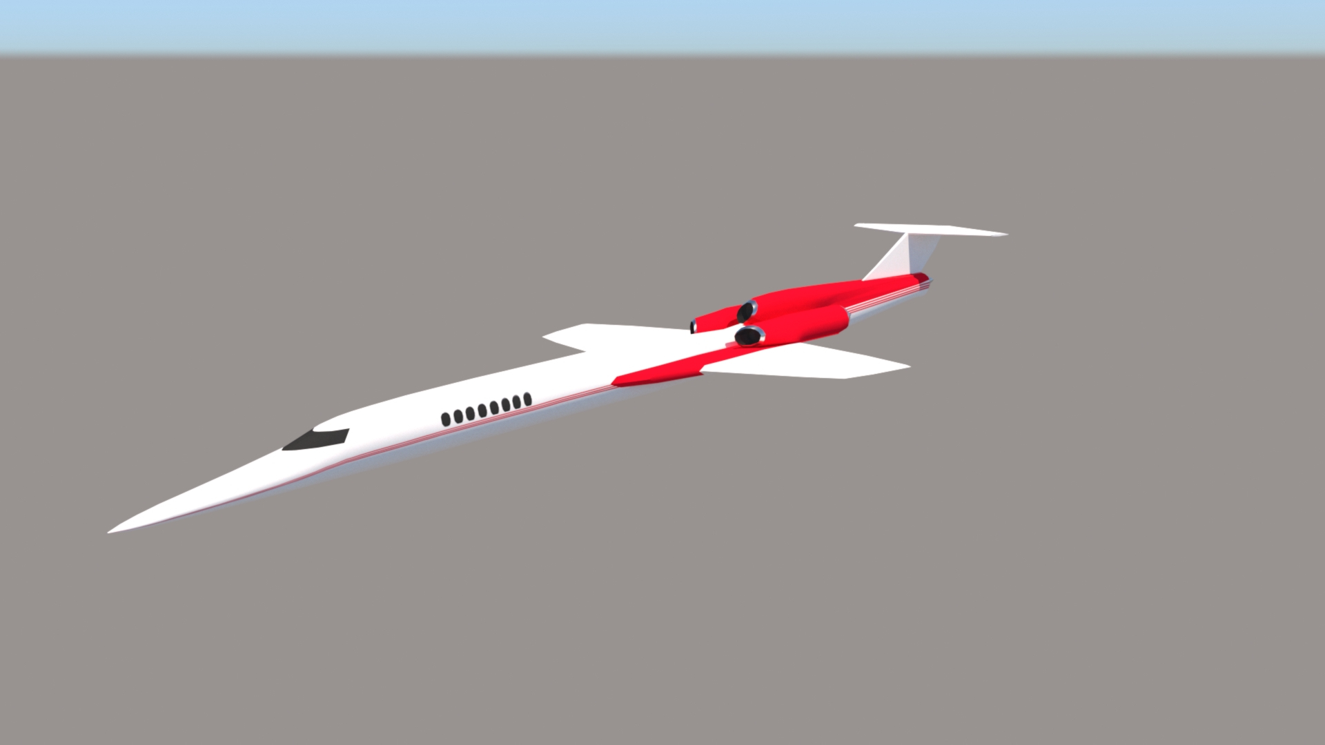 3D AS2 SupersonicJet Model - TurboSquid 1829262