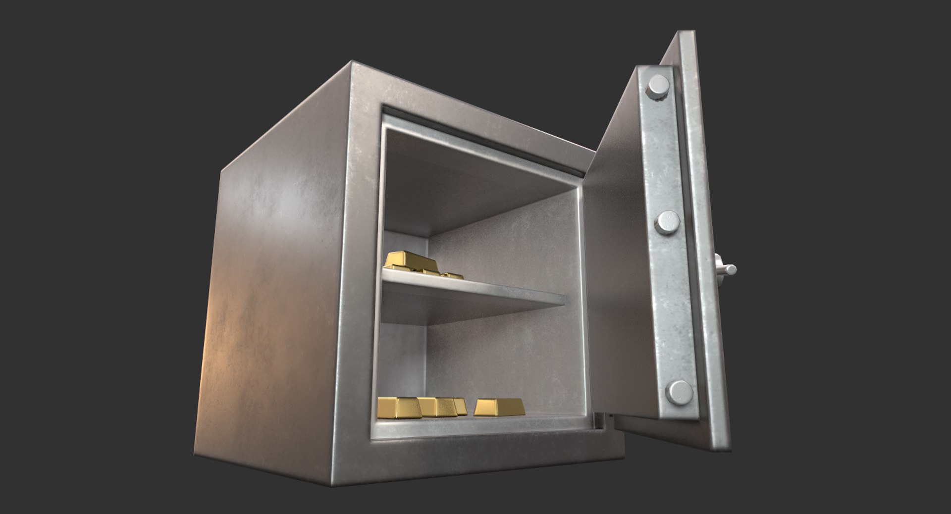 Safe Pbr Gold 3D Model - TurboSquid 1174231