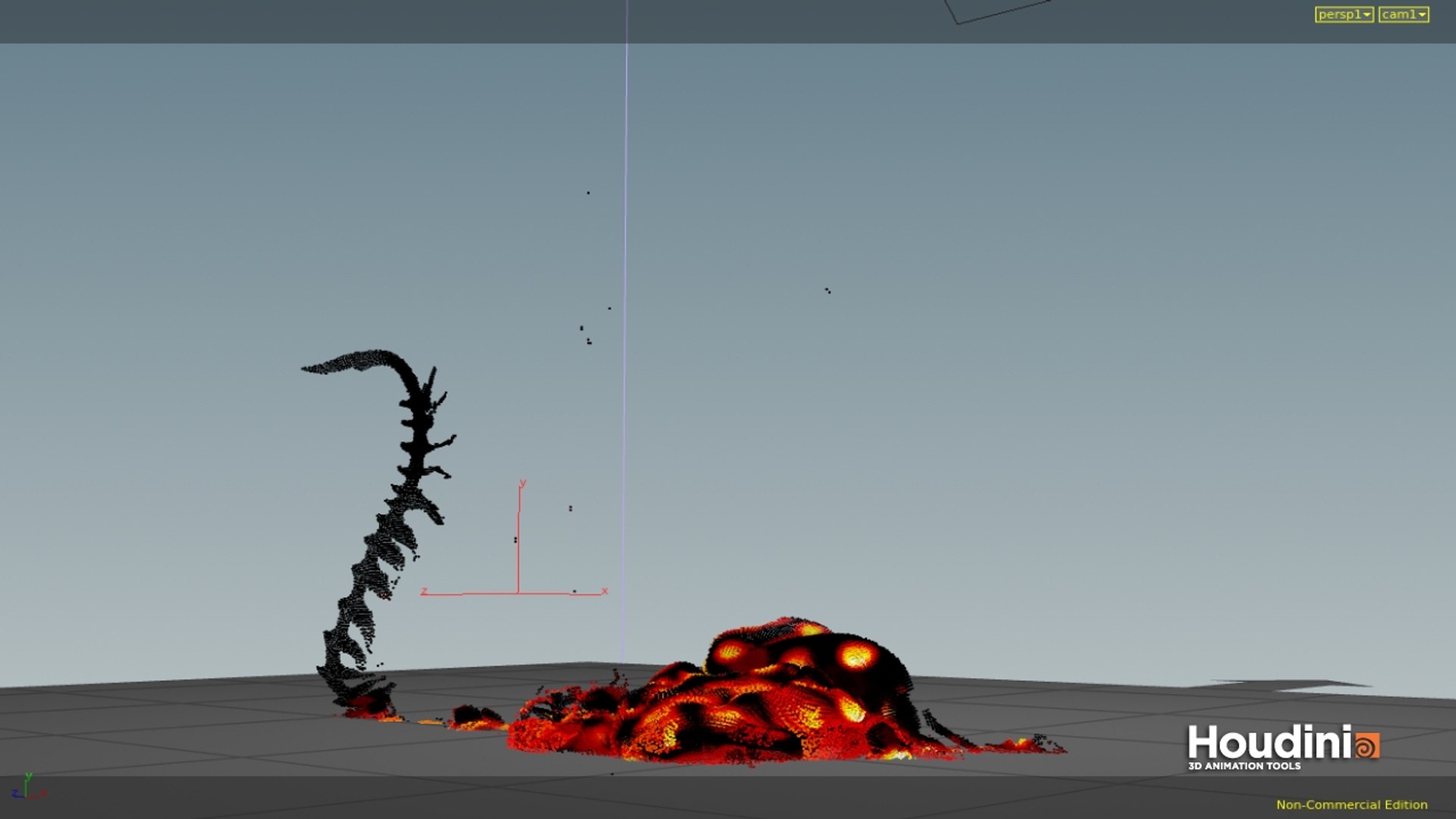 Houdini 14 - Melting 3ds