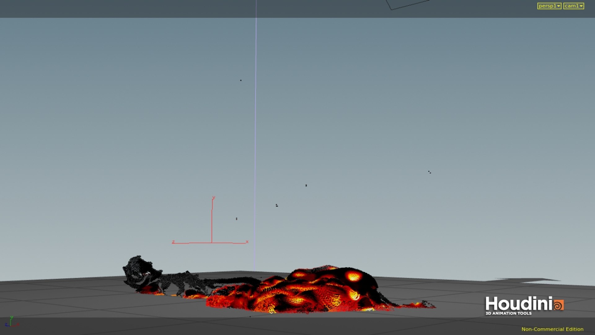 Houdini 14 - Melting 3ds