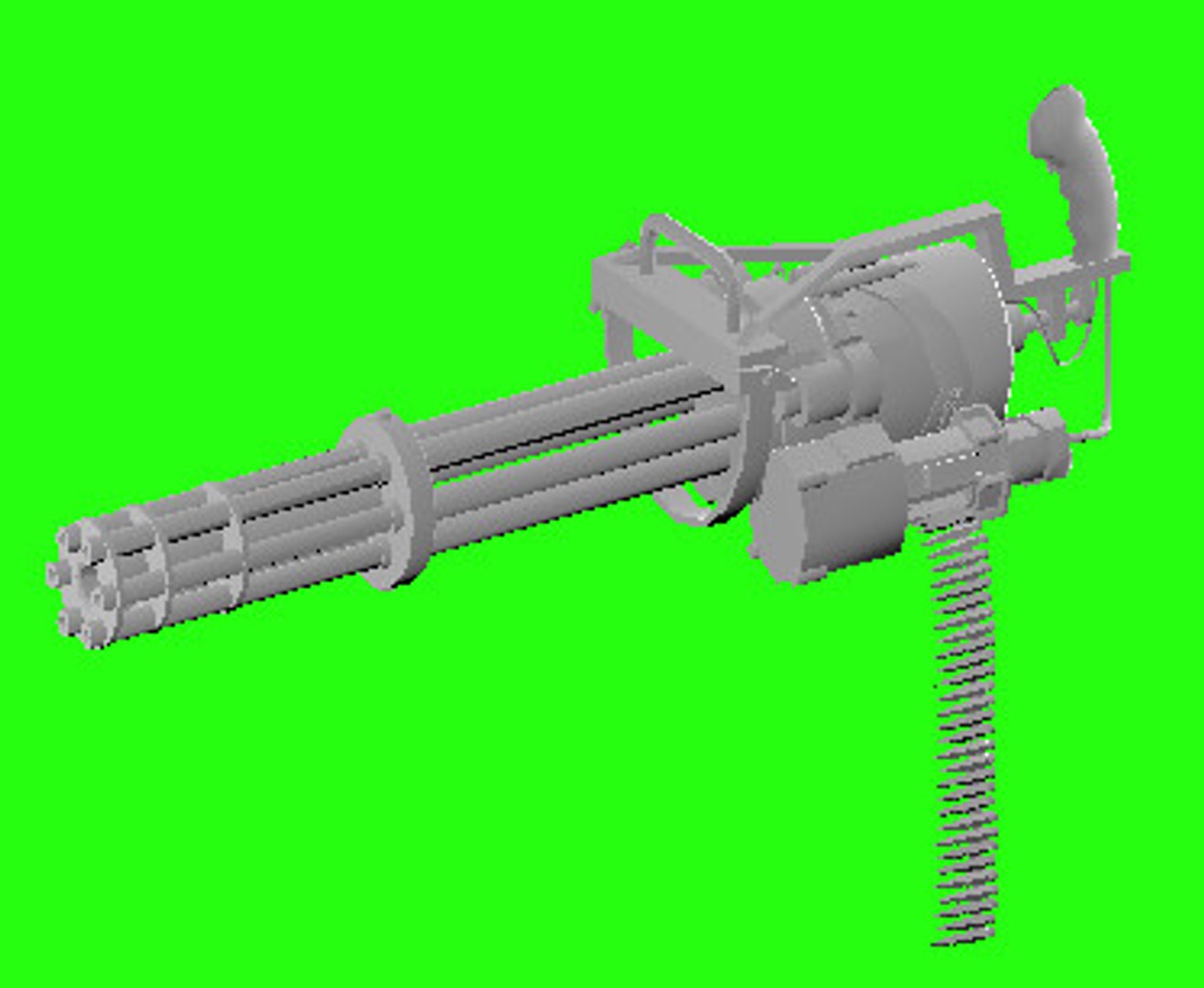 Gatling Gun 3D Model - TurboSquid 1193153
