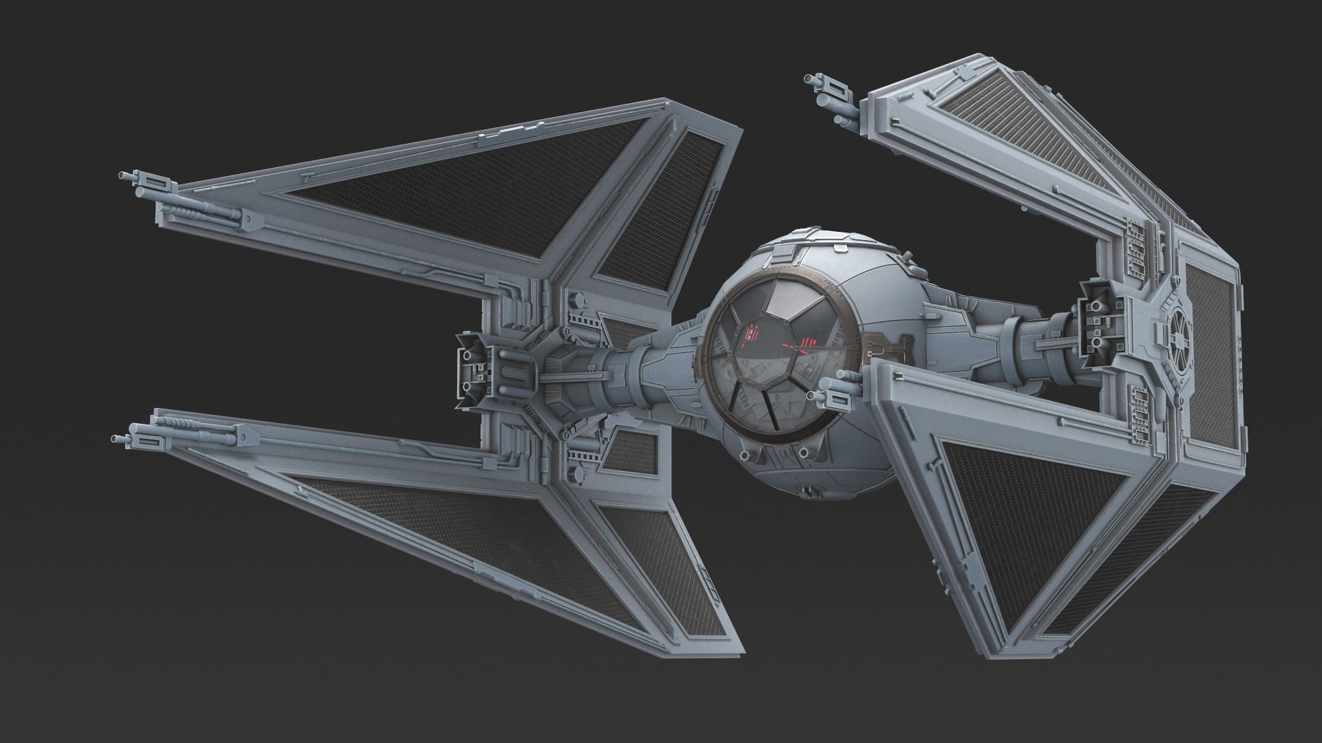 3D Star Wars TIE Interceptor Model - TurboSquid 2337745