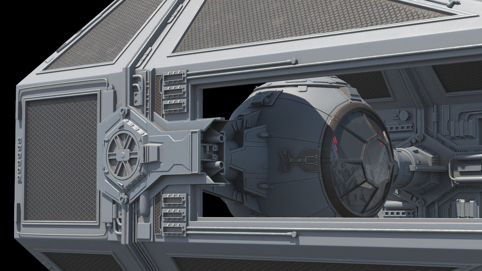 3D Star Wars TIE Interceptor Model - TurboSquid 2337745